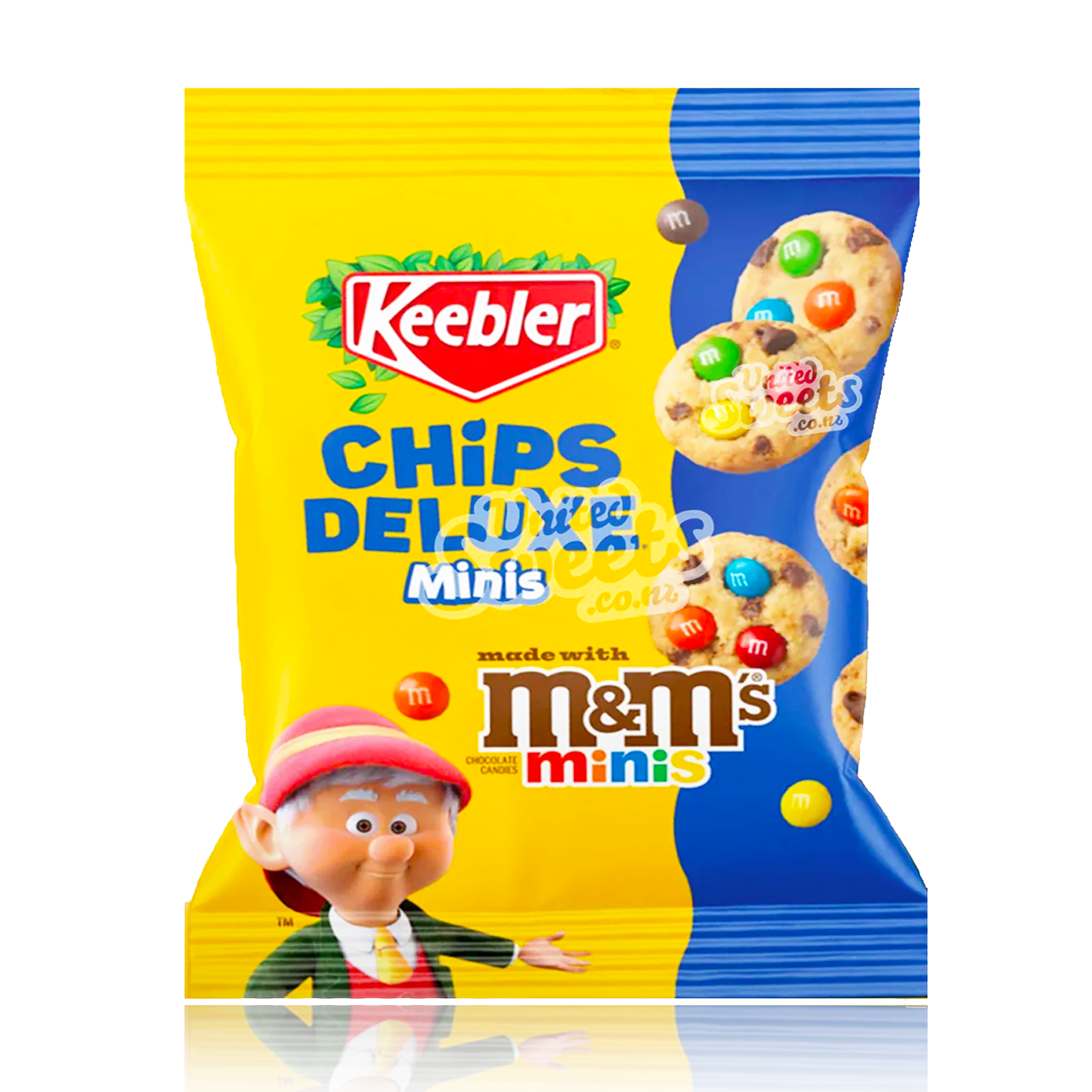 Keebler Chips Deluxe Mini Cookies with M&M 45g – United Sweets