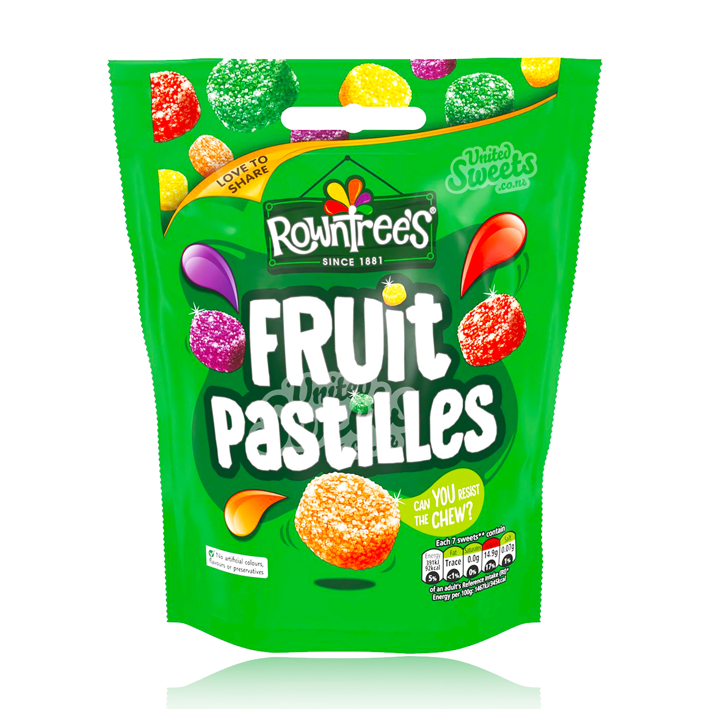 Rowntree's Fruit Pastilles 114g (UK Made) – United Sweets