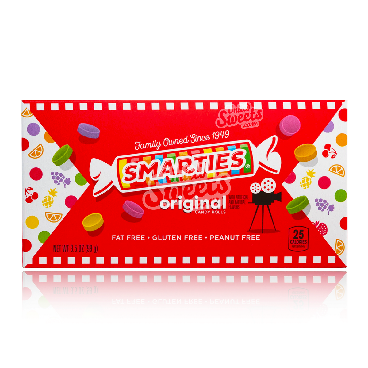 Smarties Original Candy Rolls Theatre Box 99g – United Sweets