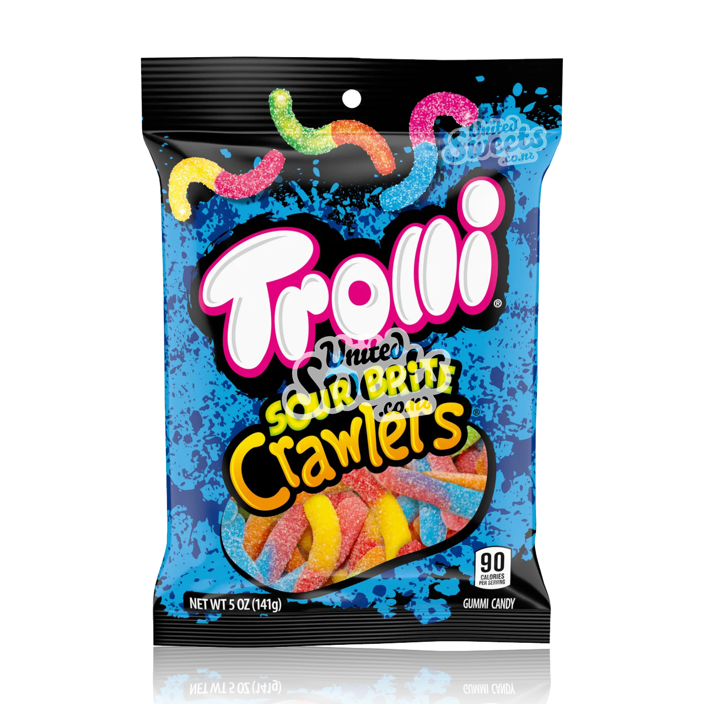 Trolli Sour Brite Crawlers Peg Bag 141g – United Sweets