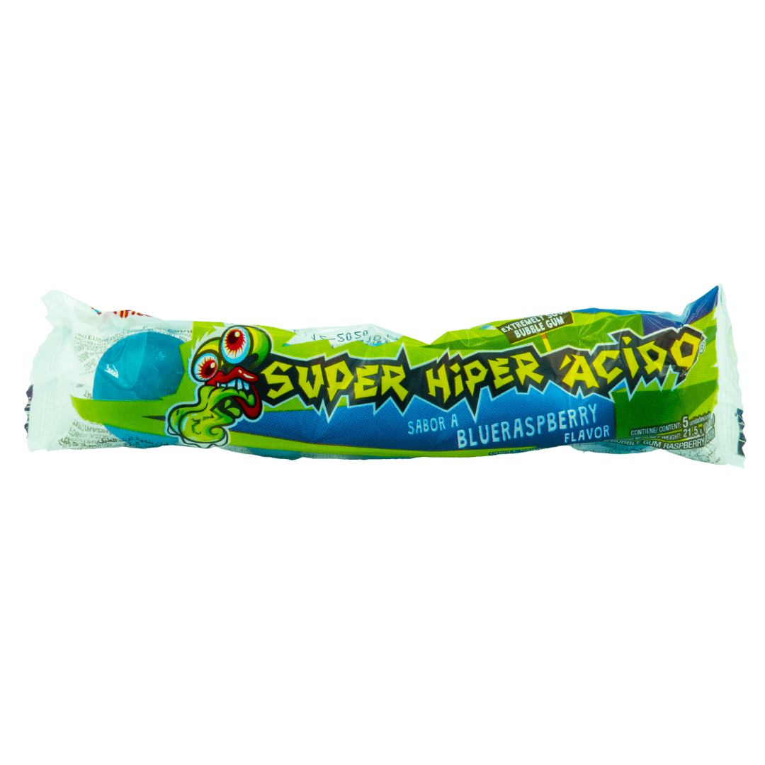Super Hiper Acido Sour Balls Gum Assorted Flavours 21.5g – United Sweets