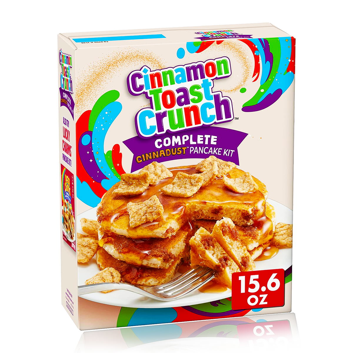 Betty Crocker Cinnamon Toast Crunch Complete Cinnadust Pancake Mix Box ...
