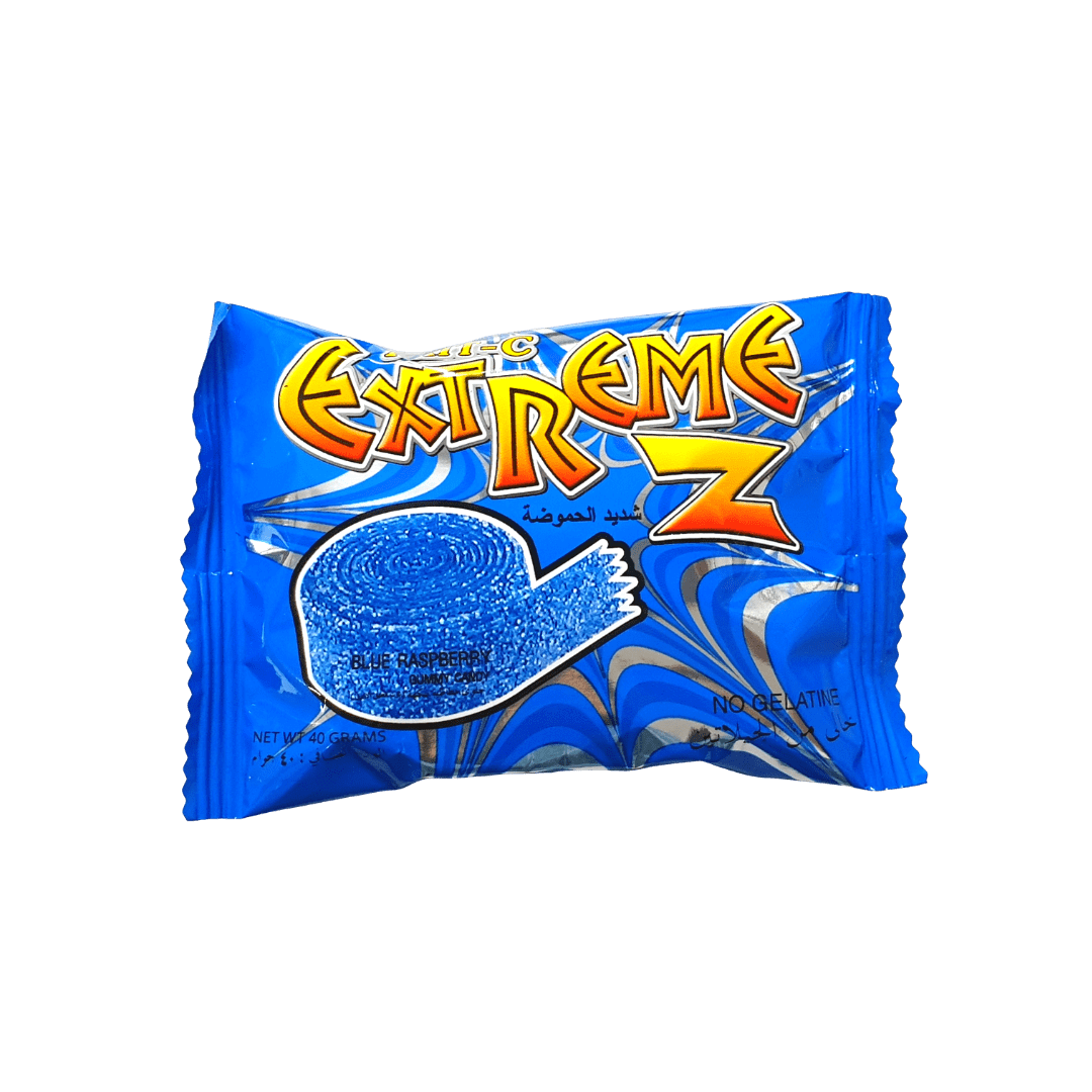 Extreme Z Gummy Candy Blue Raspberry – United Sweets
