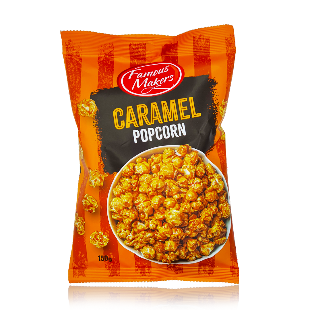 Famous Makers Caramel Popcorn 150g – United Sweets