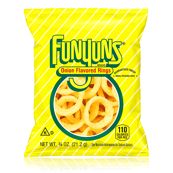 Funyuns Original Snack Size 21g 50 Pack Box BB 31/1/23 – United Sweets