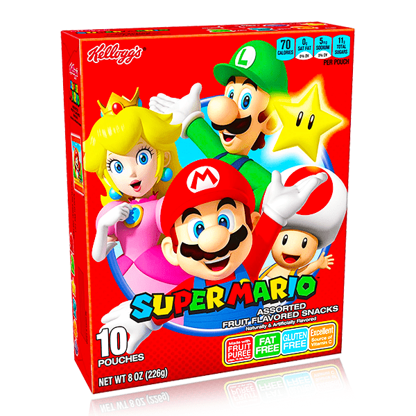 Kellog's Super Mario Fruit Snacks Gummies – United Sweets