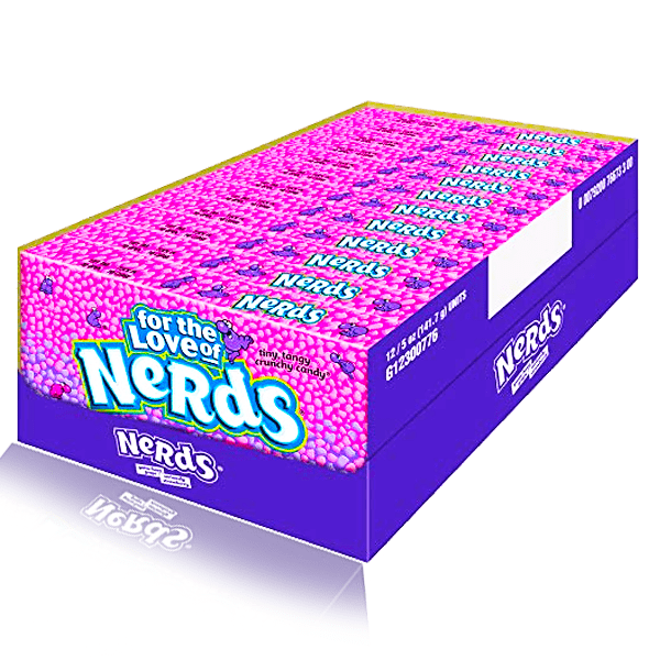Mascote De Doces Nerds Roxo