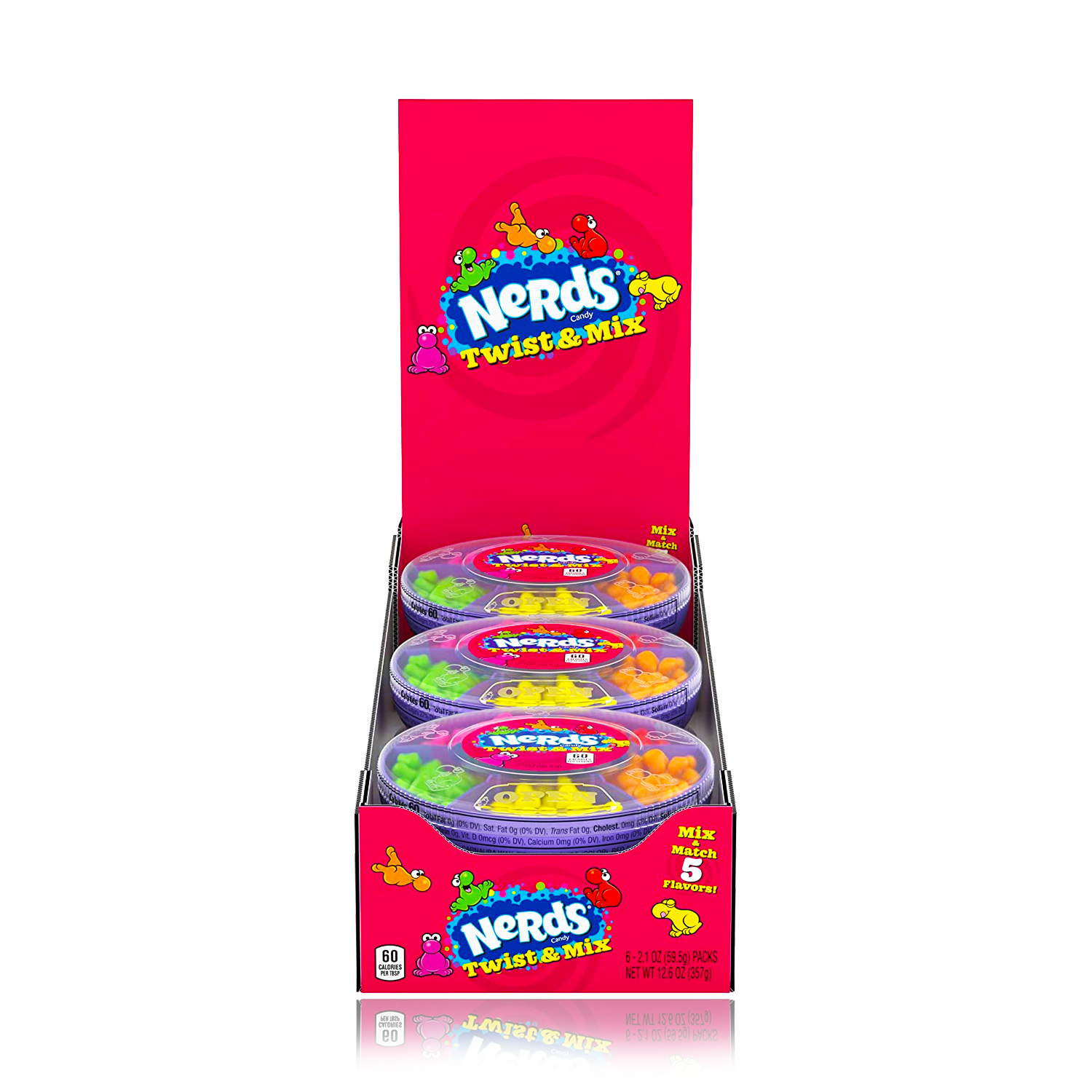 Nerds Twist & Mix 6 x 59g Box – United Sweets