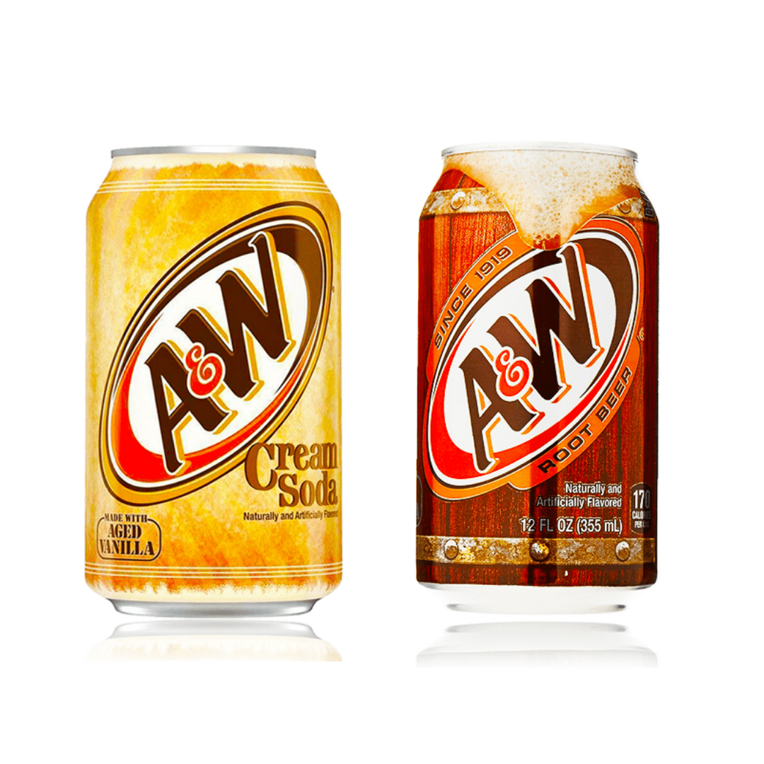 A&W Drink Cans Assorted Flavours – United Sweets