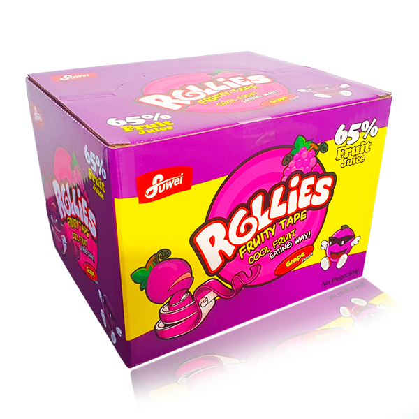 Rollies Fruity Tape Grape 24 Pack Box – United Sweets