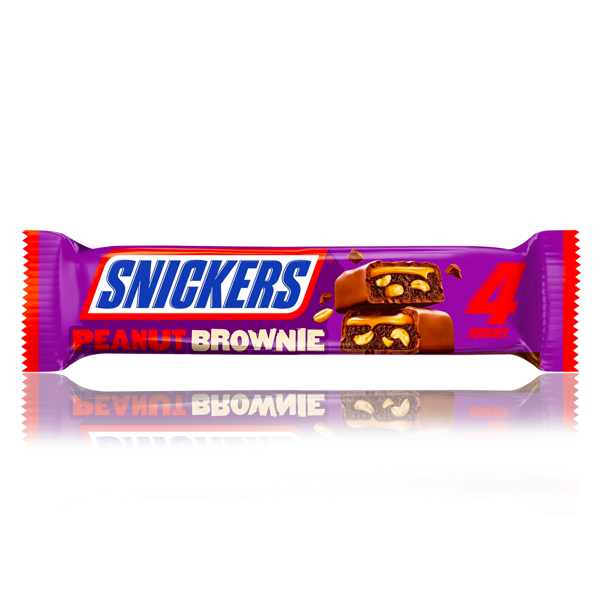 Snickers Peanut Brownie 4 Piece Pack 68g – United Sweets